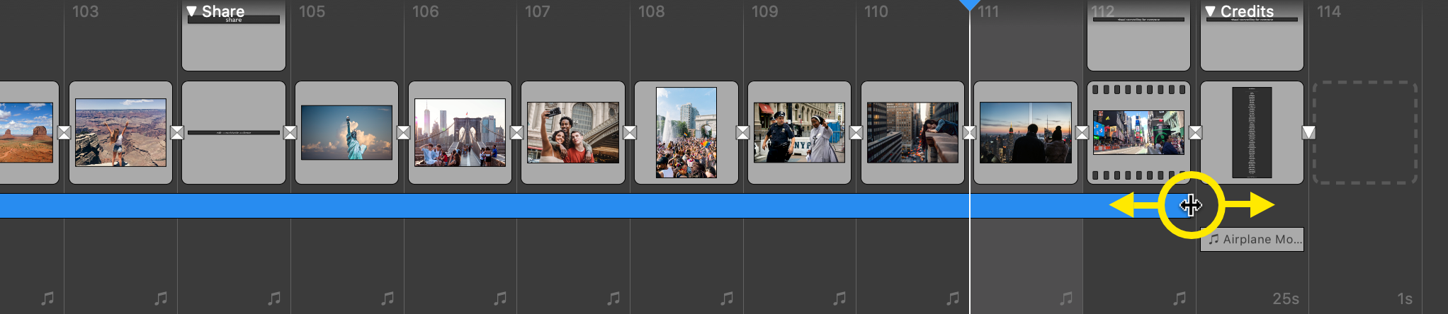Uso del audio - FotoMagico