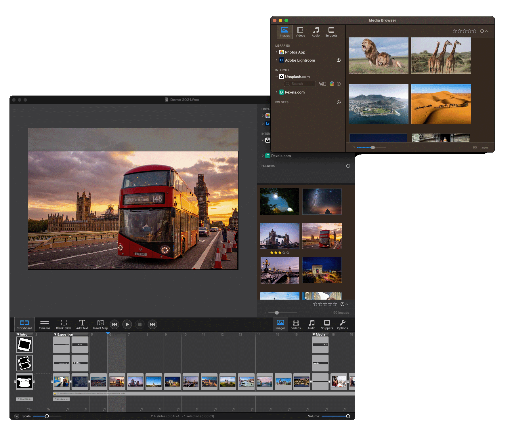 Acceso a archivos multimedia - FotoMagico