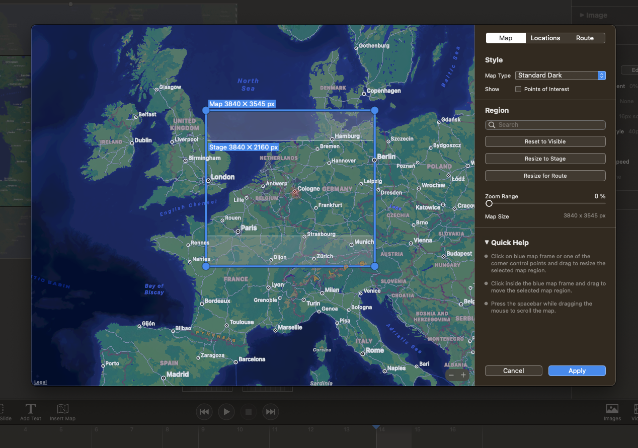 Using Maps in Your Slideshows - FotoMagico